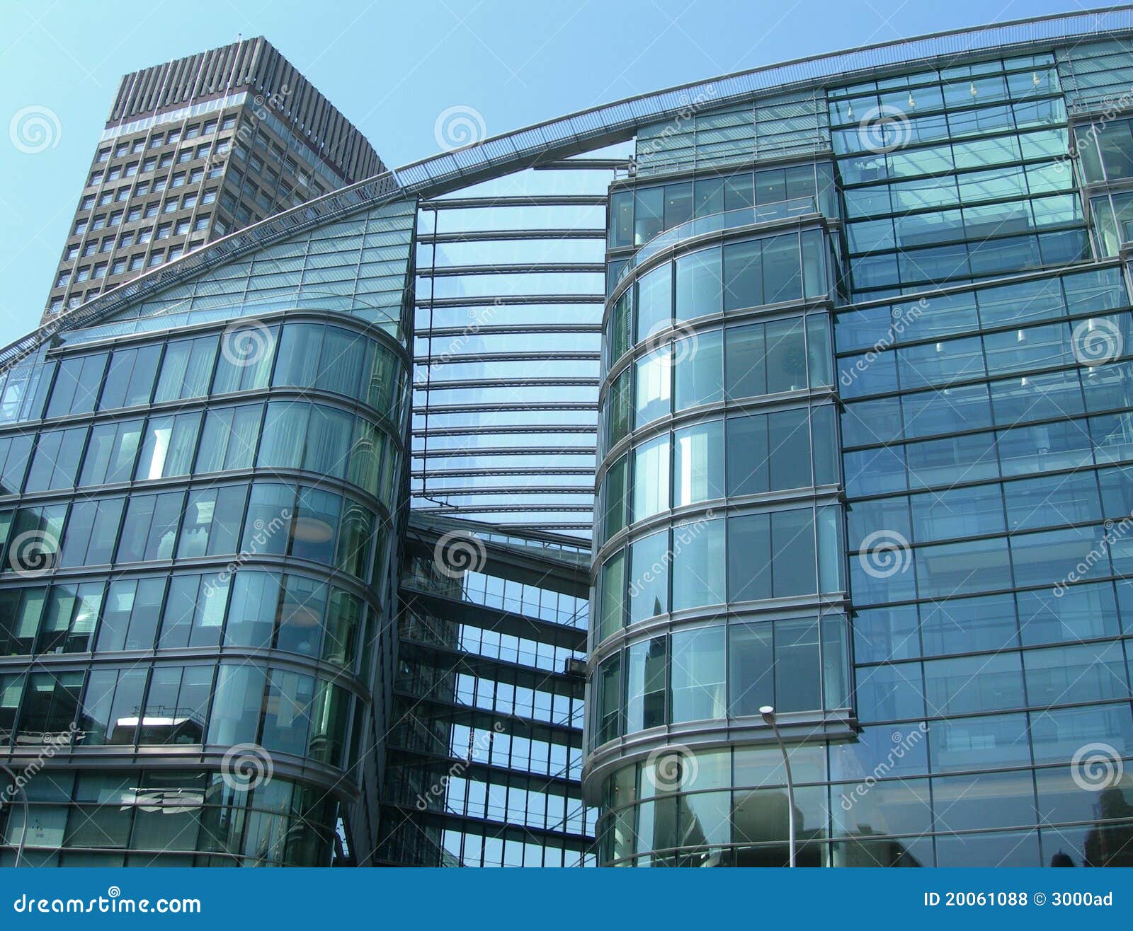 Glass Building in London UK Stock Photo - Image of bright, construction ...