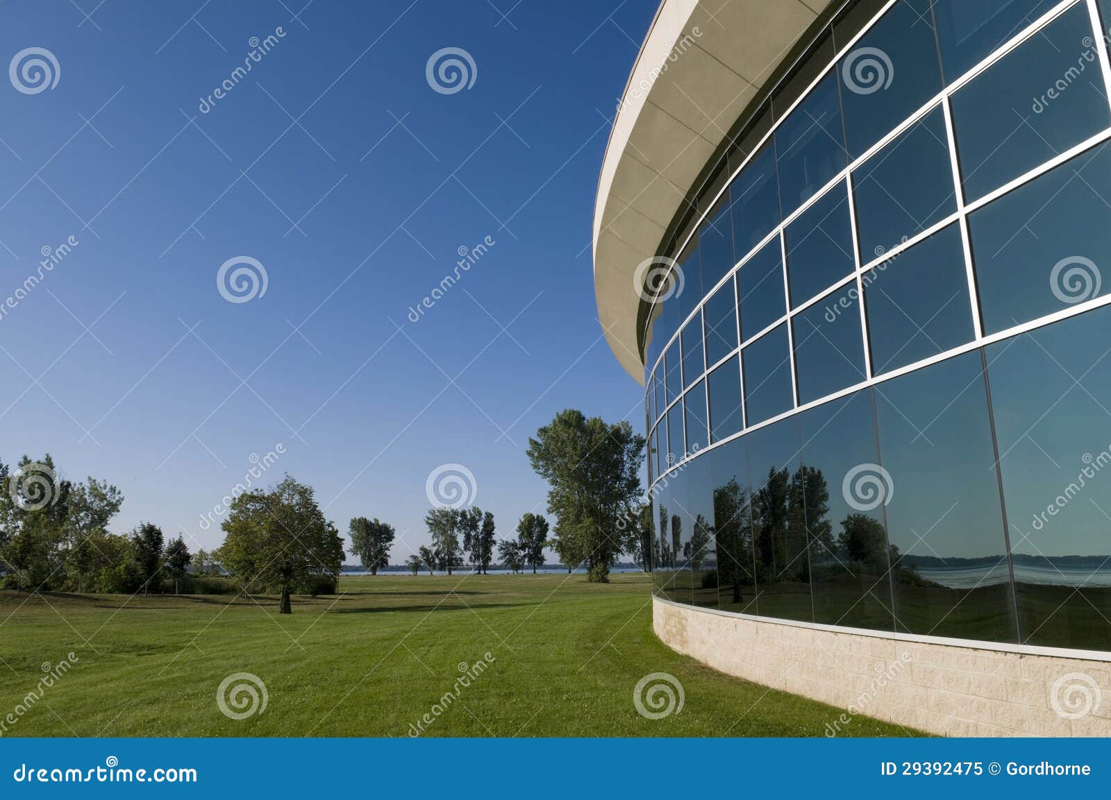 Glass Building Reflection stock image. Image of graphic - 29392475