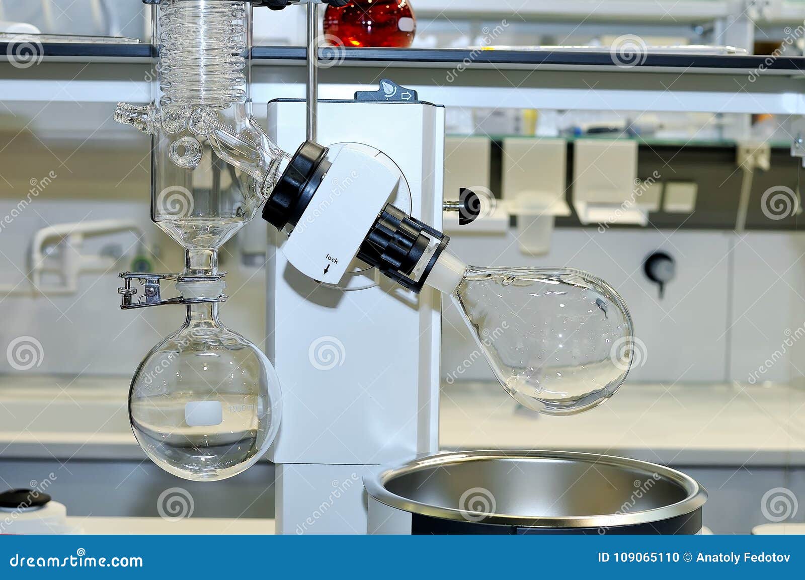 Glass Bulbs and Tube with Glass Spirals. Stock Photo - Image of glass ...