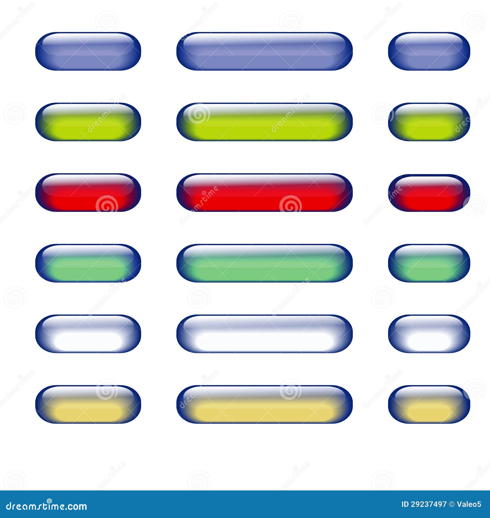 Glass button stock vector. Illustration of shiny, green - 29237497