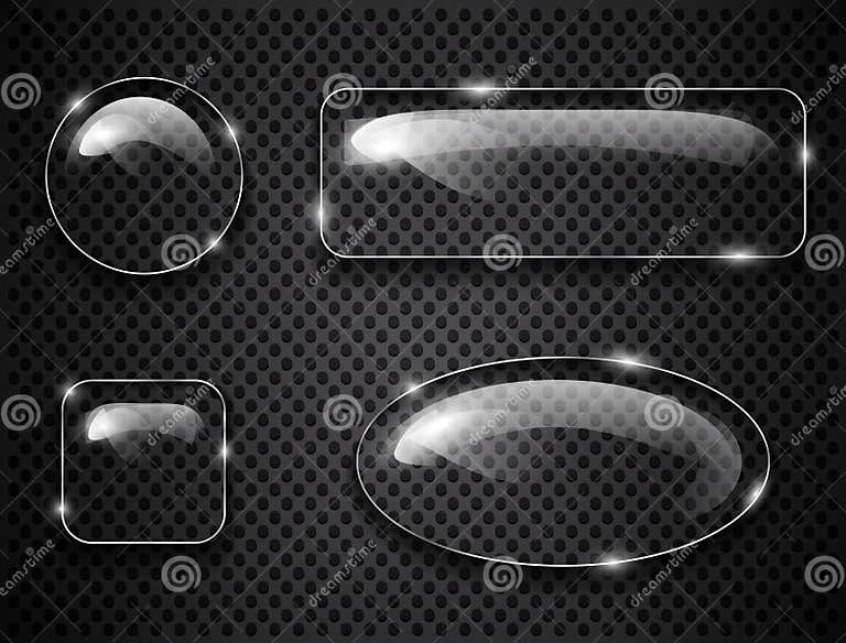 Glass buttons stock vector. Illustration of noticeboard - 39076092