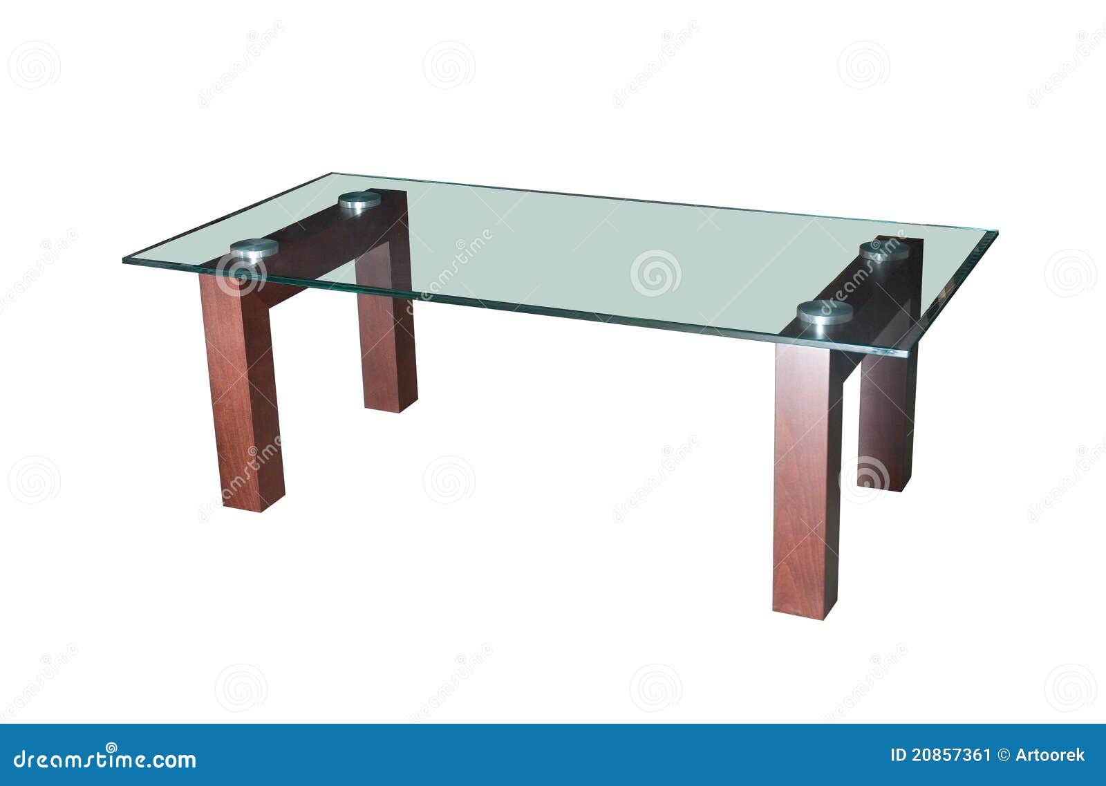 Glass cafe table isolated stock image. Image of wood - 20857361