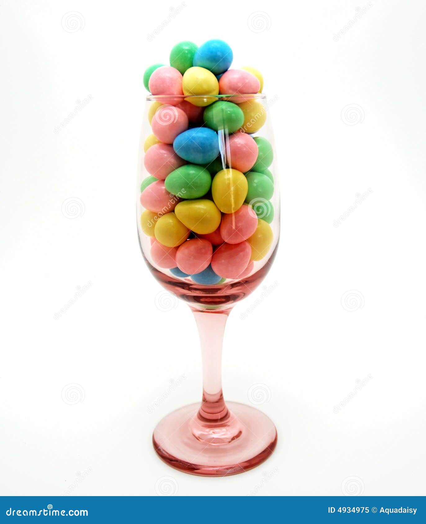 Glass of Candy stock image. Image of candies, candy, pink - 4934975