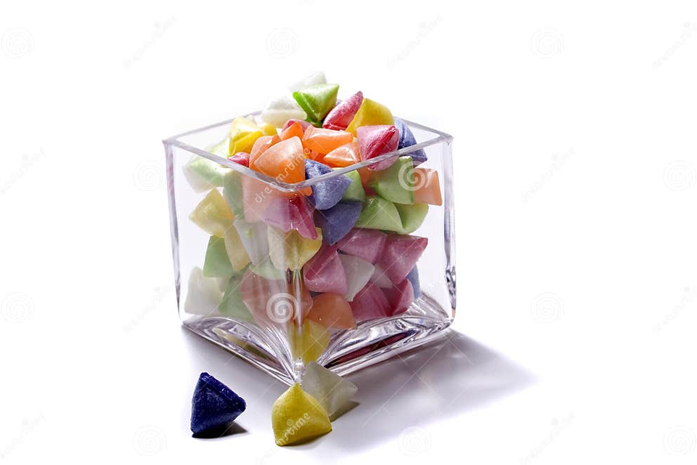 Glass Candy Dish and Sweets Stock Photo - Image of pile, candies: 4714440