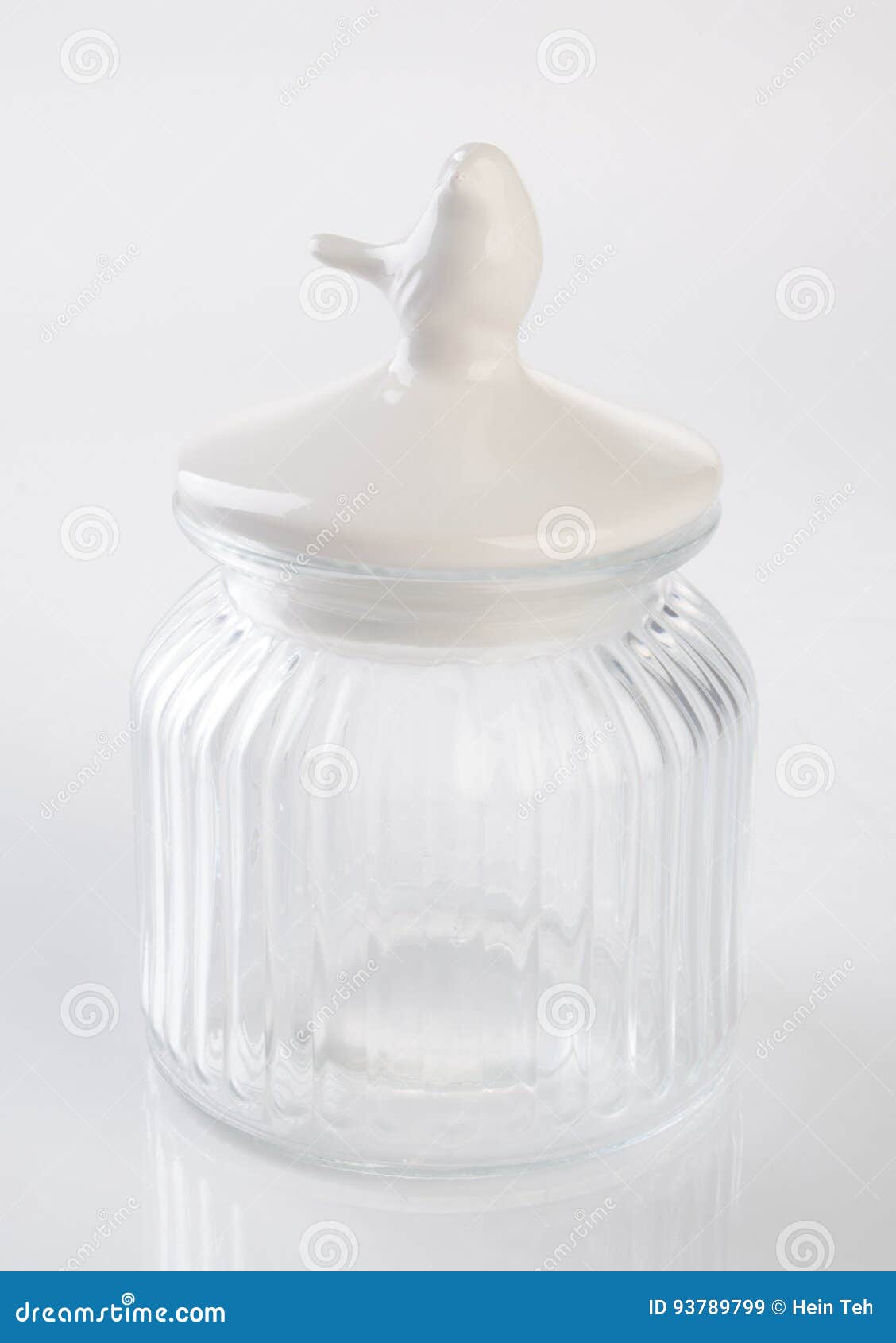 Glass or Candy Jar on a Background. Stock Image - Image of closeup ...