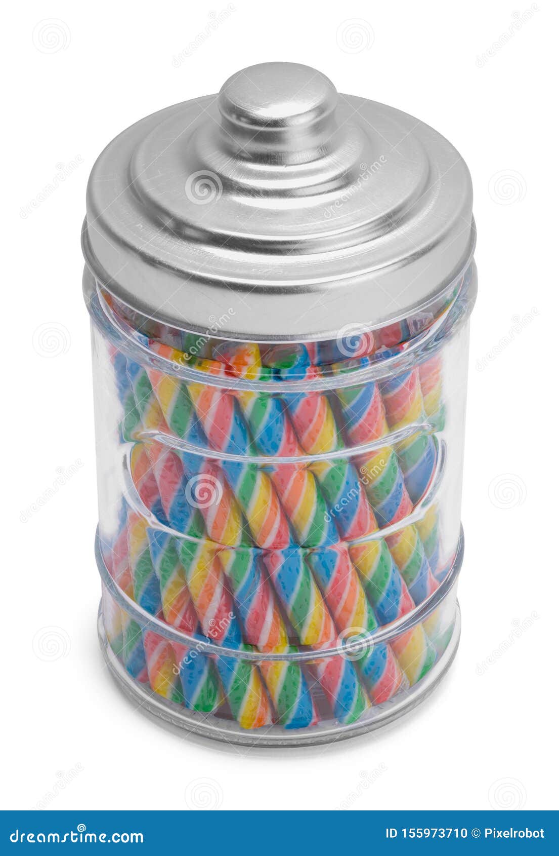 Glass Candy Jar stock photo. Image of glass, candy, sugar - 155973710