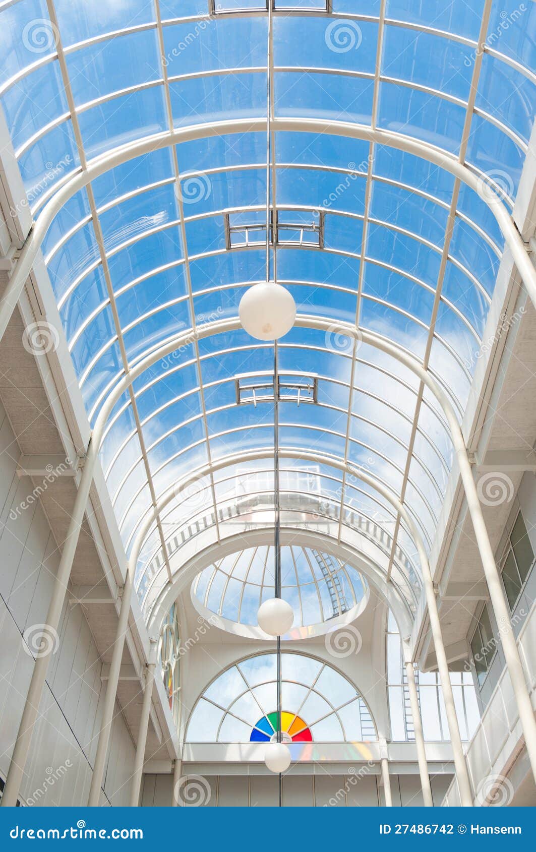 Glass ceiling stock photo. Image of clouds, abstract - 27486742