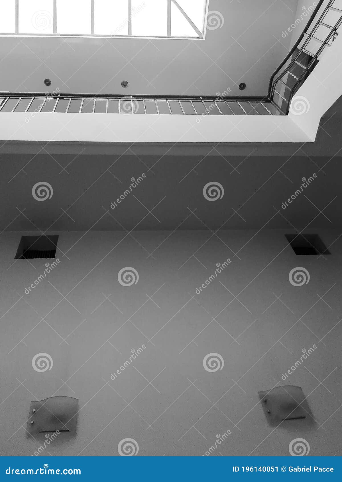 Glass Ceiling,first Floor, and Wall Stock Image - Image of home, inside ...