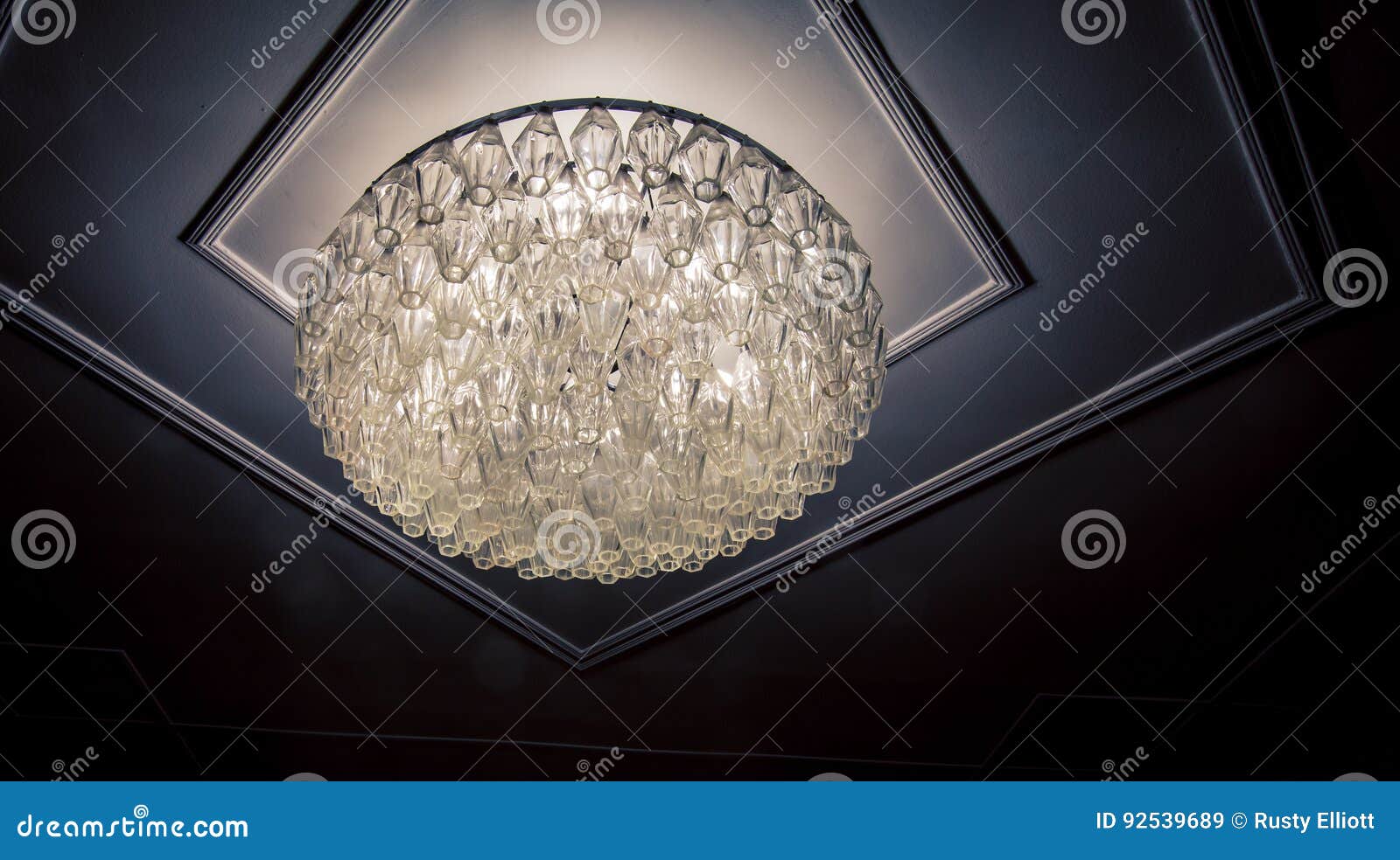 Glass ceiling fixture stock image. Image of bright, large - 92539689