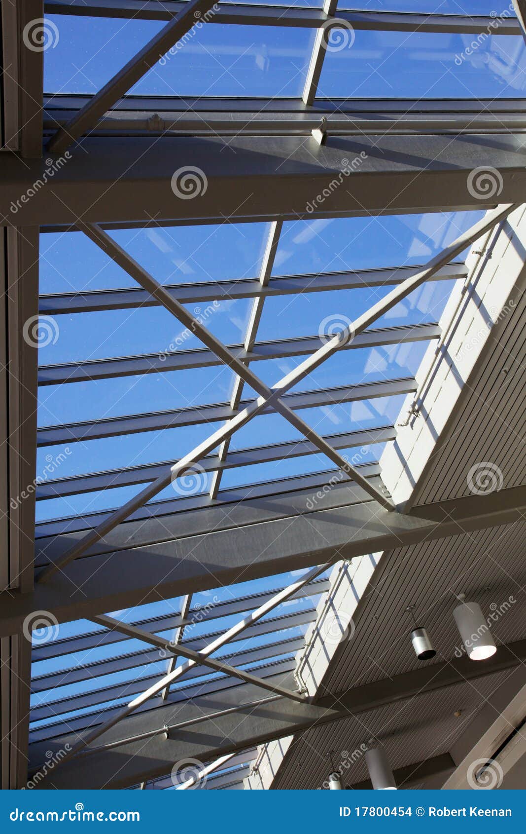 Glass ceiling row stock photo. Image of abstract, modern - 17800454