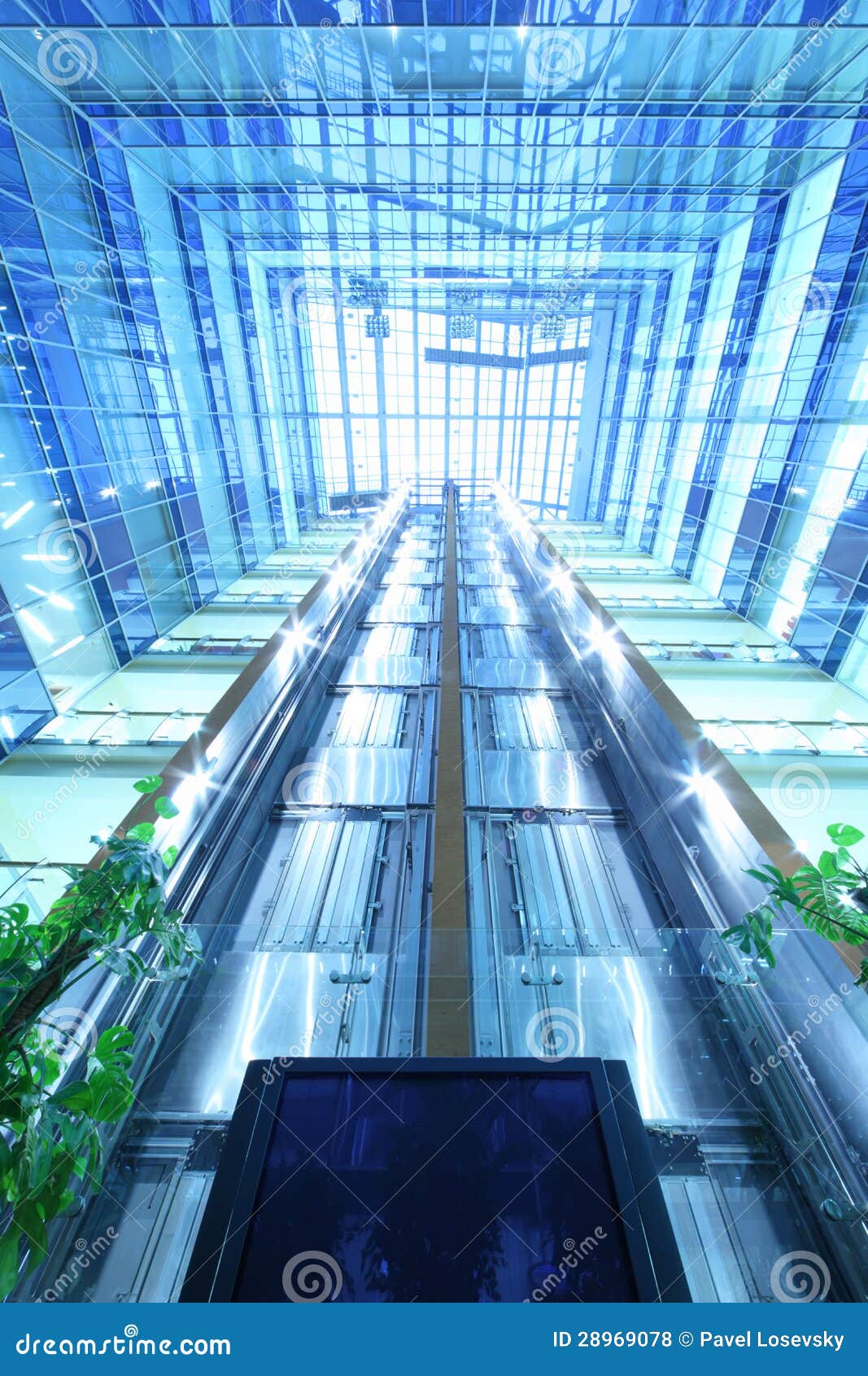 Glass Ceiling in Skyscraper North Tower Editorial Stock Photo - Image ...