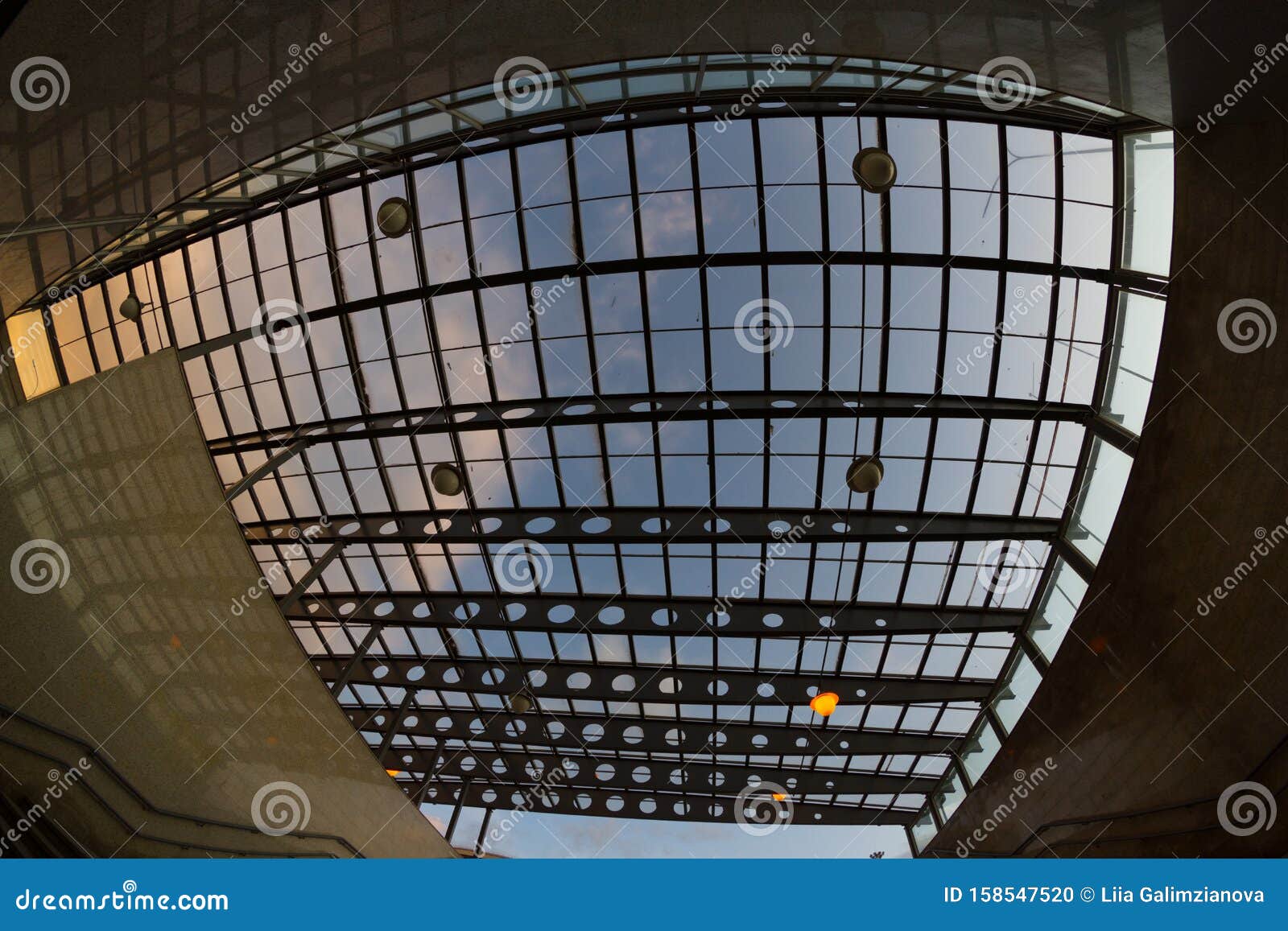 Glass ceiling with window stock photo. Image of concept - 158547520
