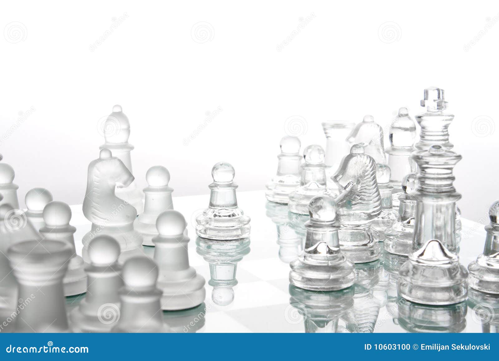 Glass chess stock photo. Image of king, metaphor, chess - 10603100