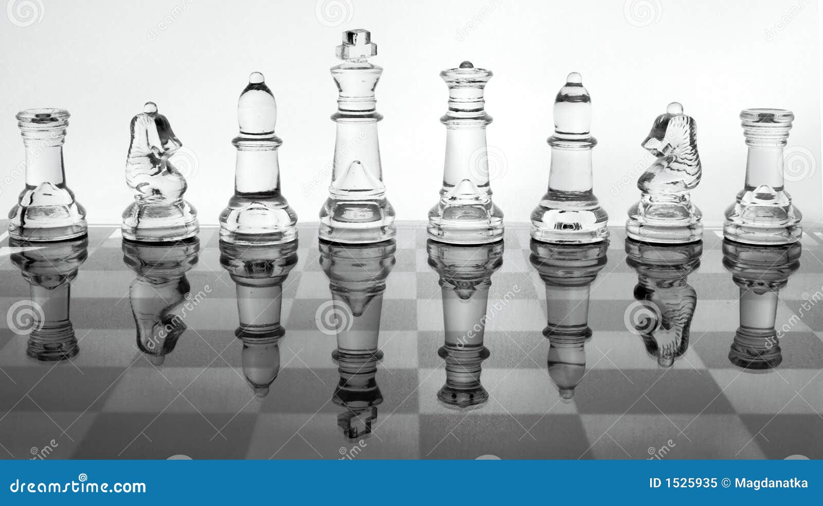 Glass chess stock image. Image of strategy, king, board - 1525935