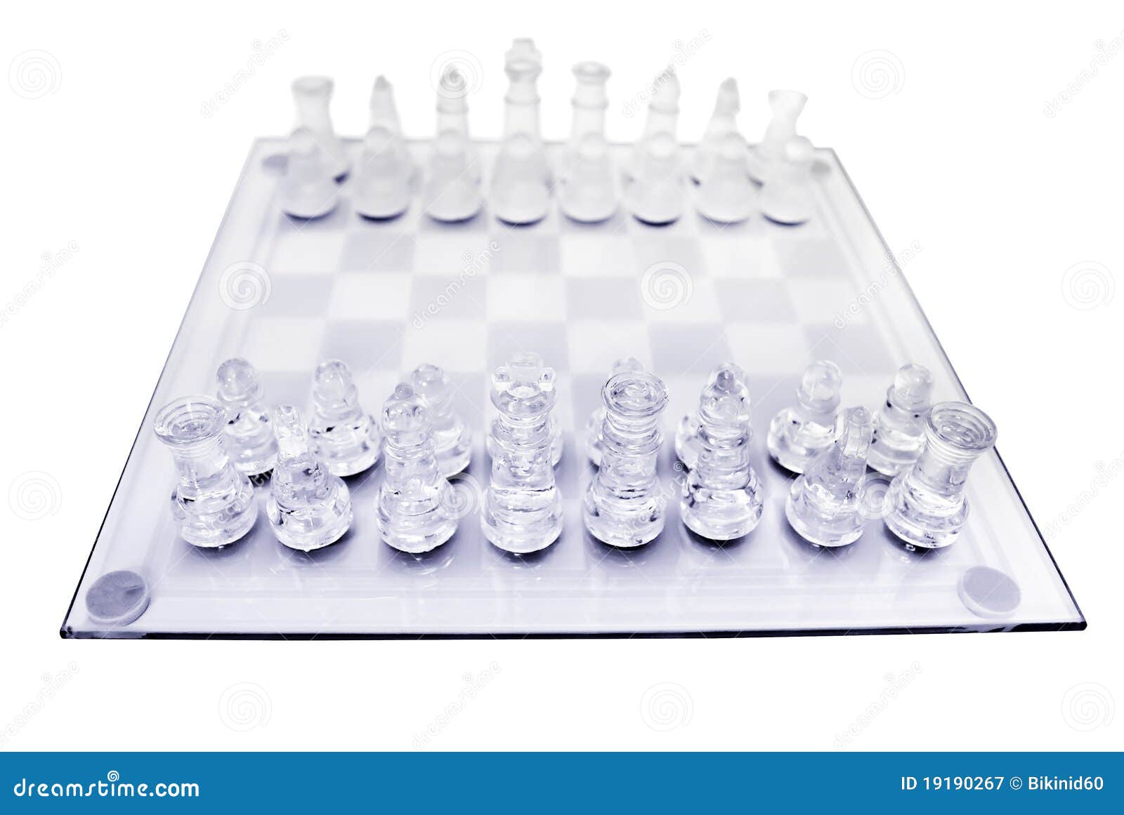 Glass chess. stock image. Image of group, isolated, rules - 19190267