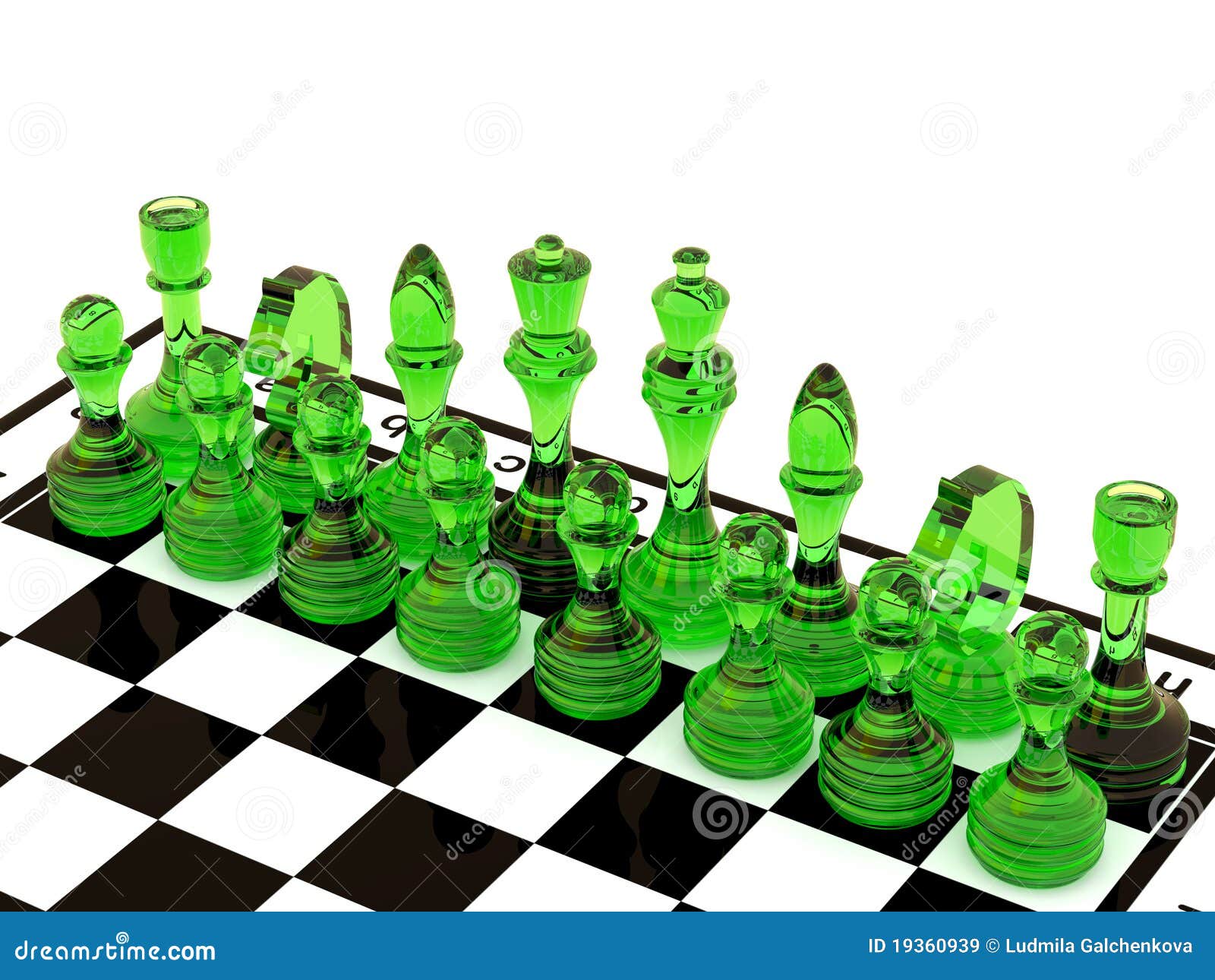 Glass Chess Set Stock Photography | CartoonDealer.com #164481776