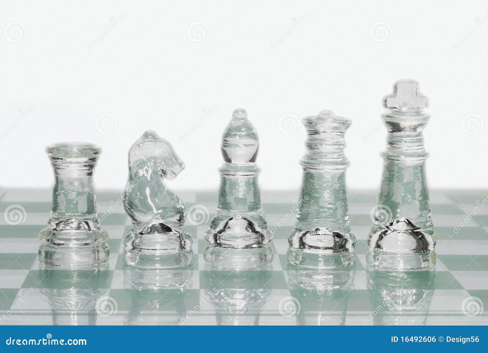 Glass chess pieces stock photo. Image of queen, checkmate - 16492606