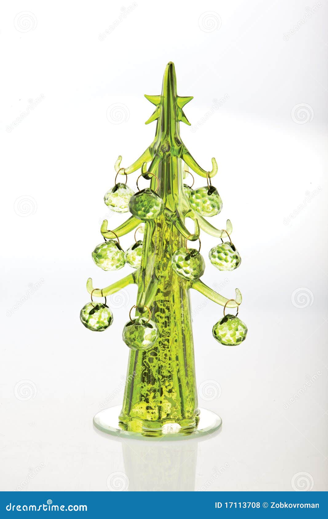 Glass Christmas Tree stock photo. Image of christmas - 17113708