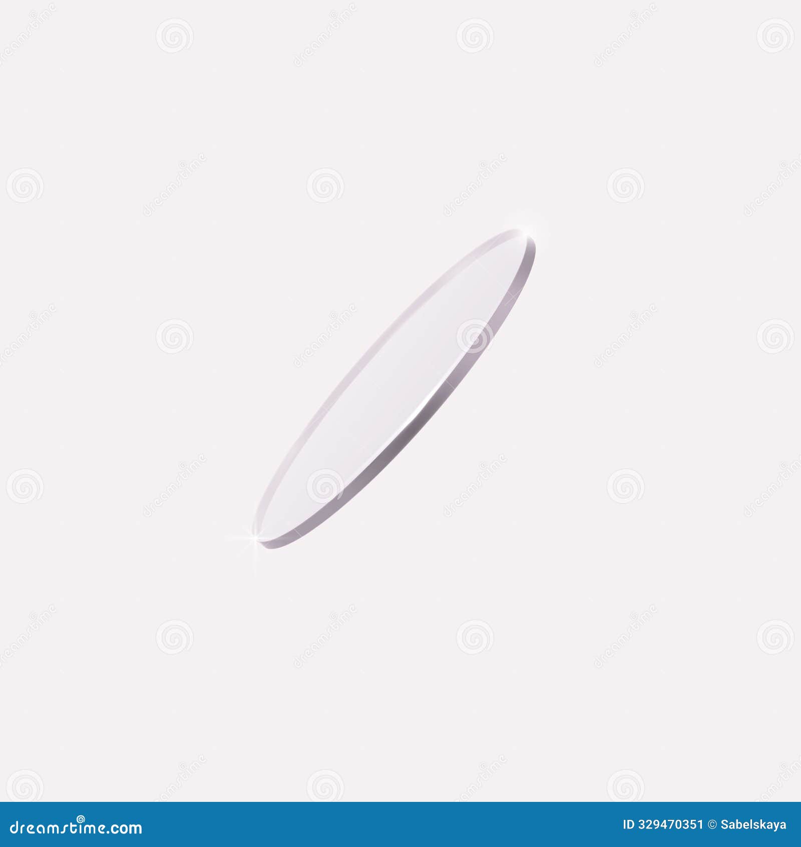 Glass Circle 3d Icon Vector Illustration Stock Illustration ...