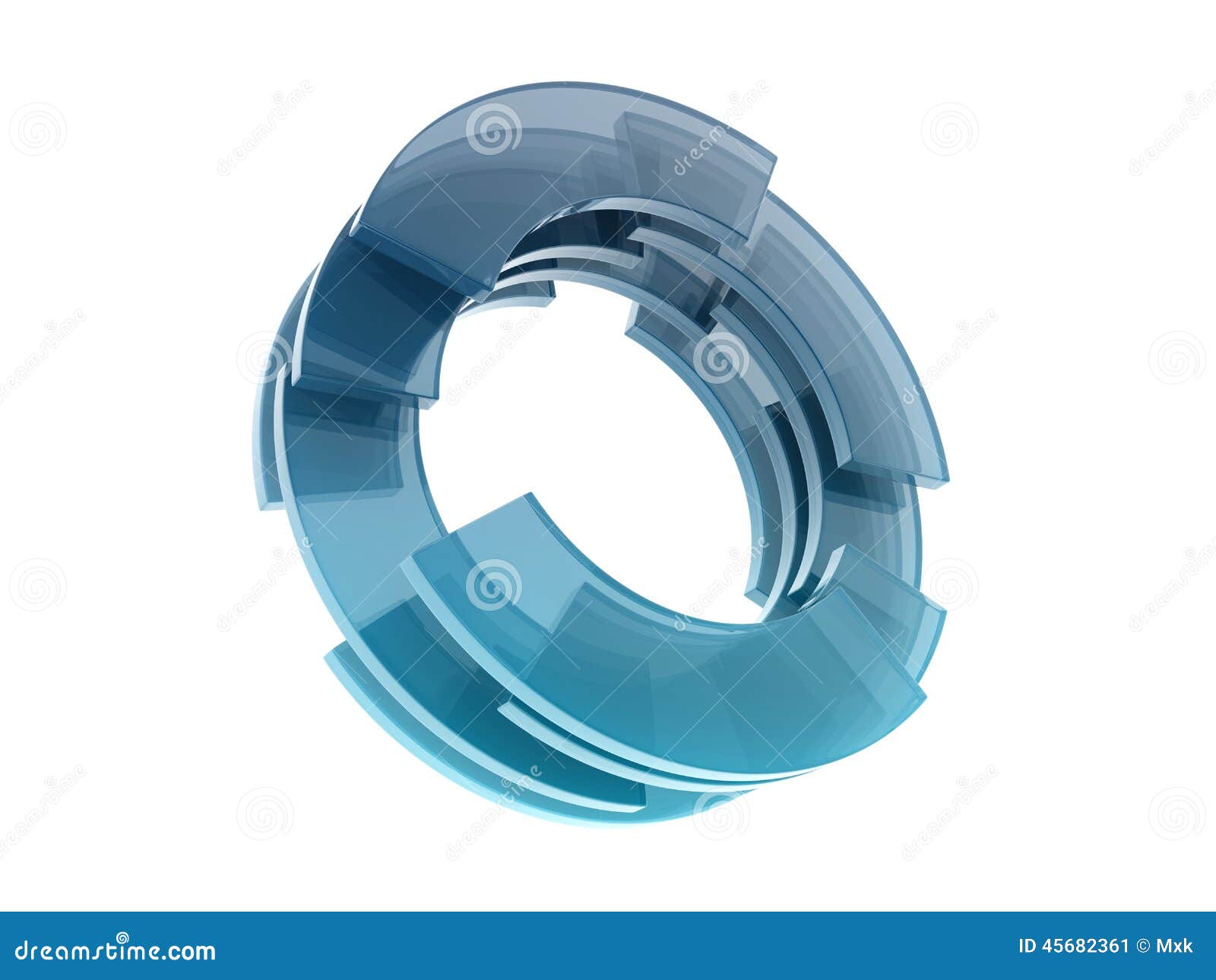 Glass circles stock illustration. Illustration of crystal - 45682361