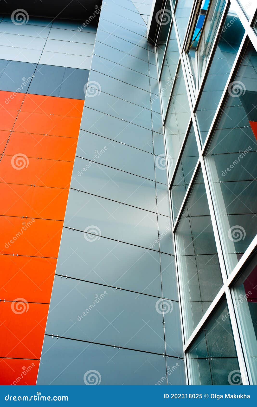 Glass Cladding Panels and Windows of Modern Buildings. Geometry and ...