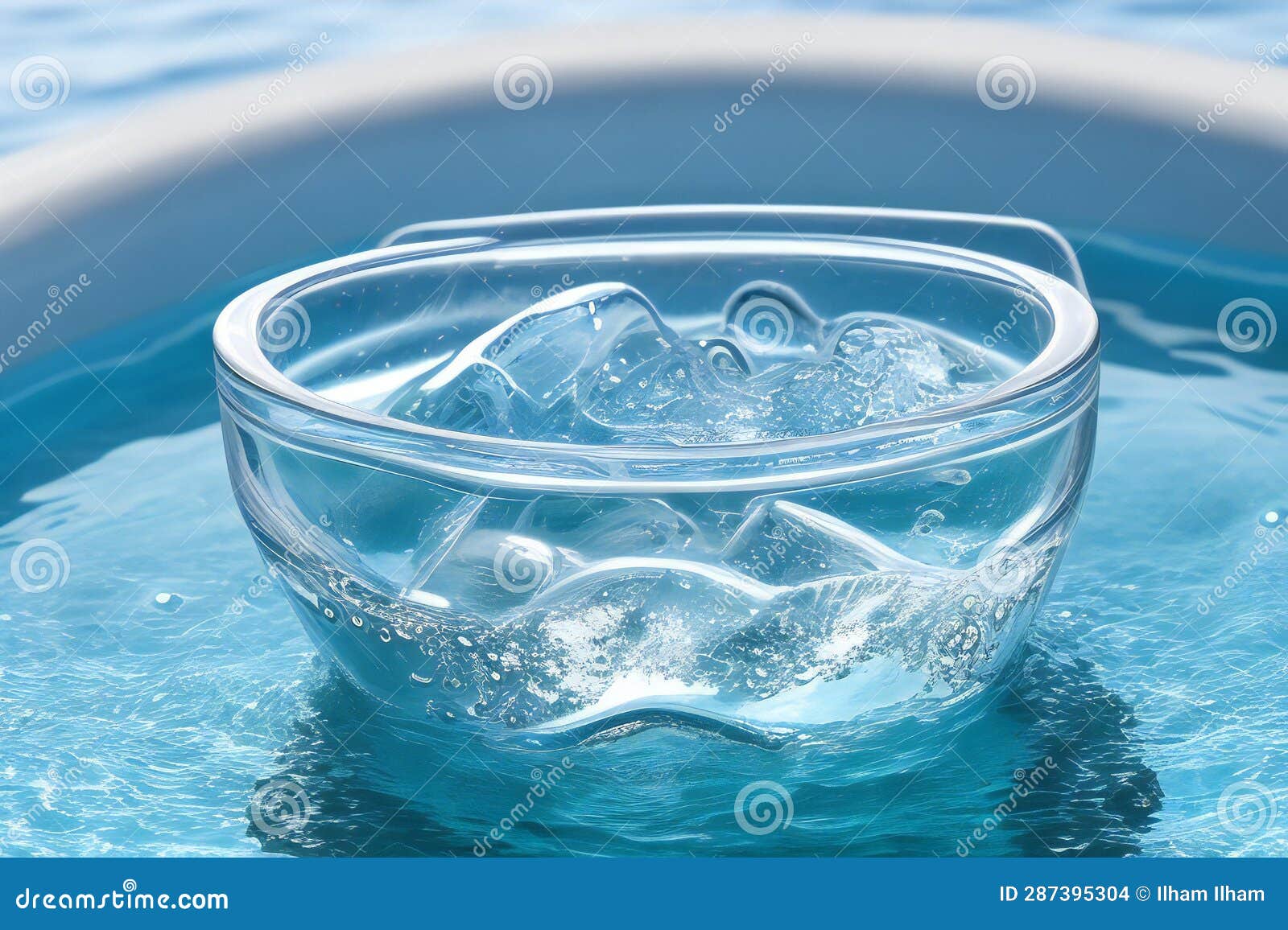 Isotonic Drinks . Freshness a Glass of Cold Water Stock Illustration ...