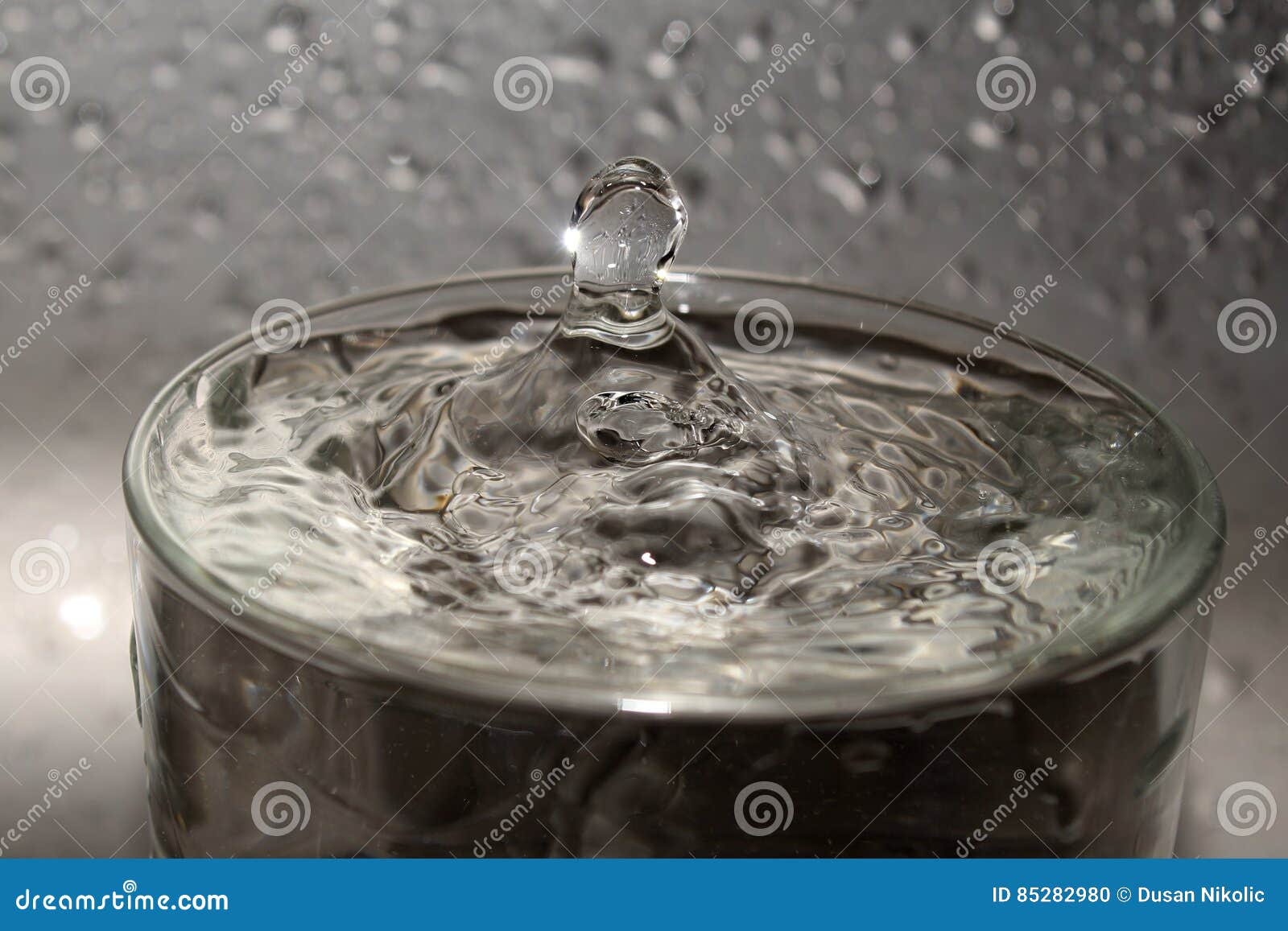 Glass of clean water stock photo. Image of clean, drink - 85282980