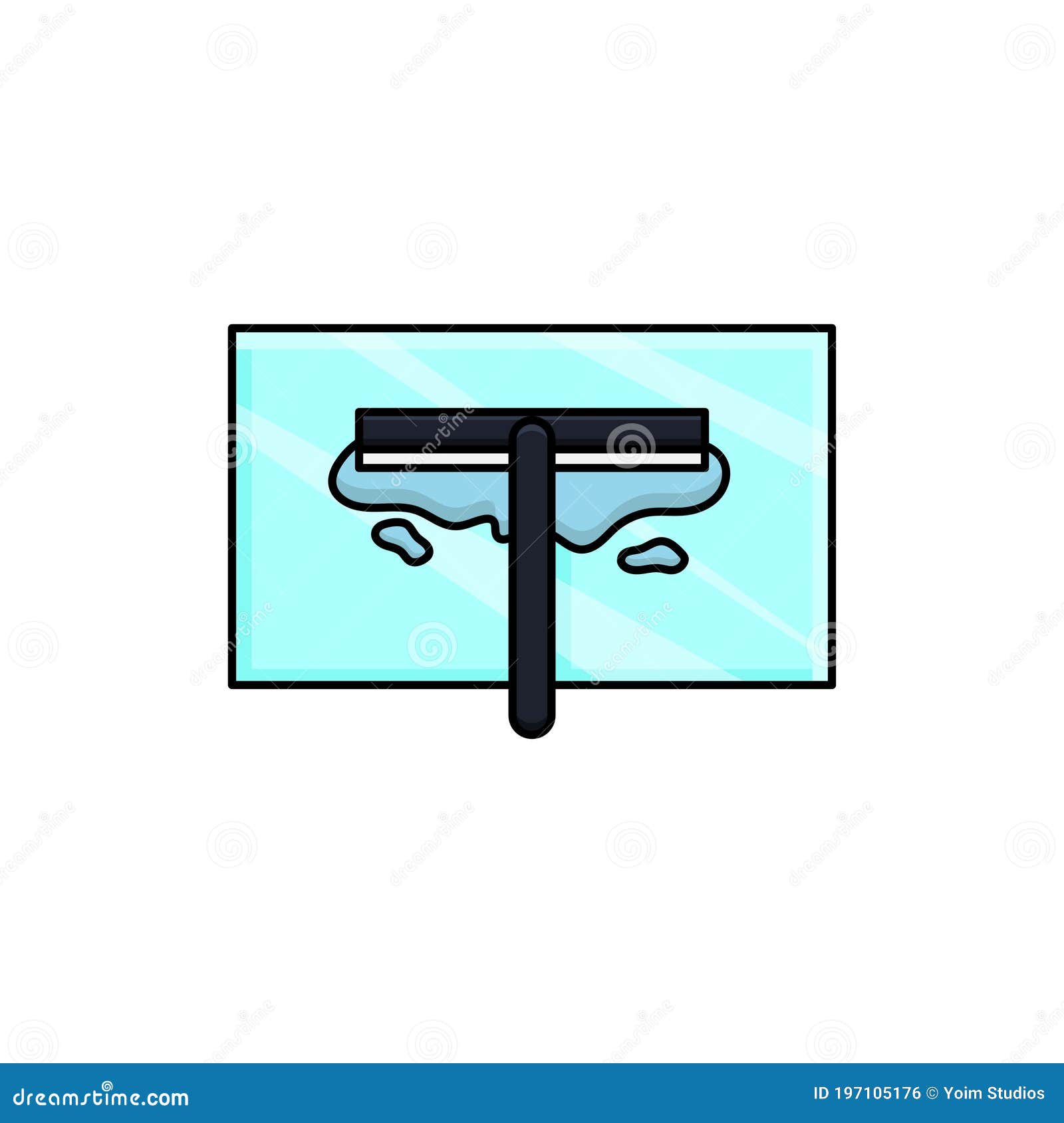 Glass Cleaner Vector Design Template Illustration Stock Vector ...