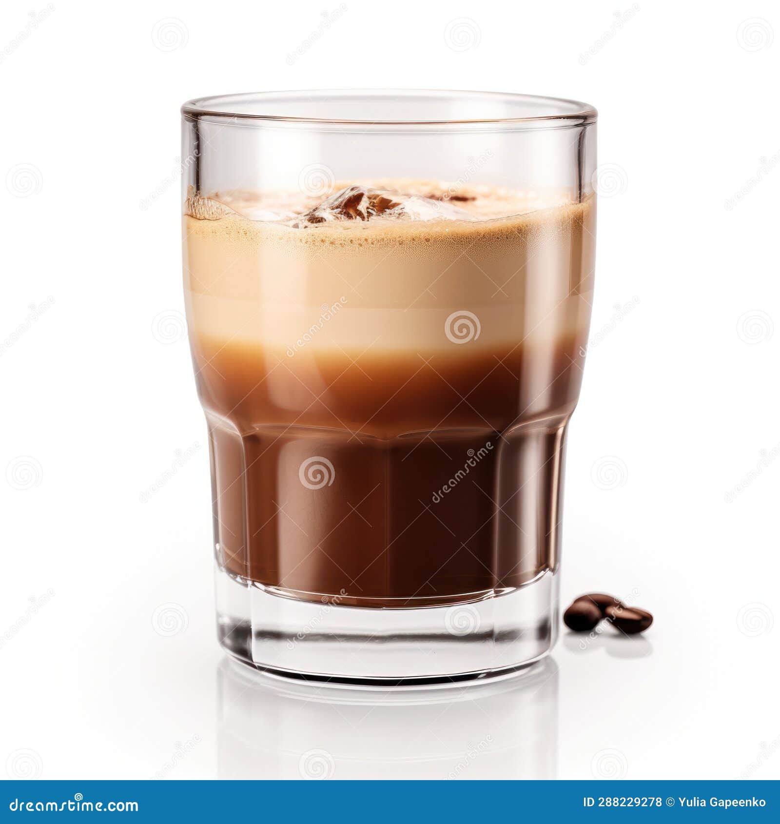 Glass of Coffee Isolated. Illustration AI Generative Stock Illustration ...