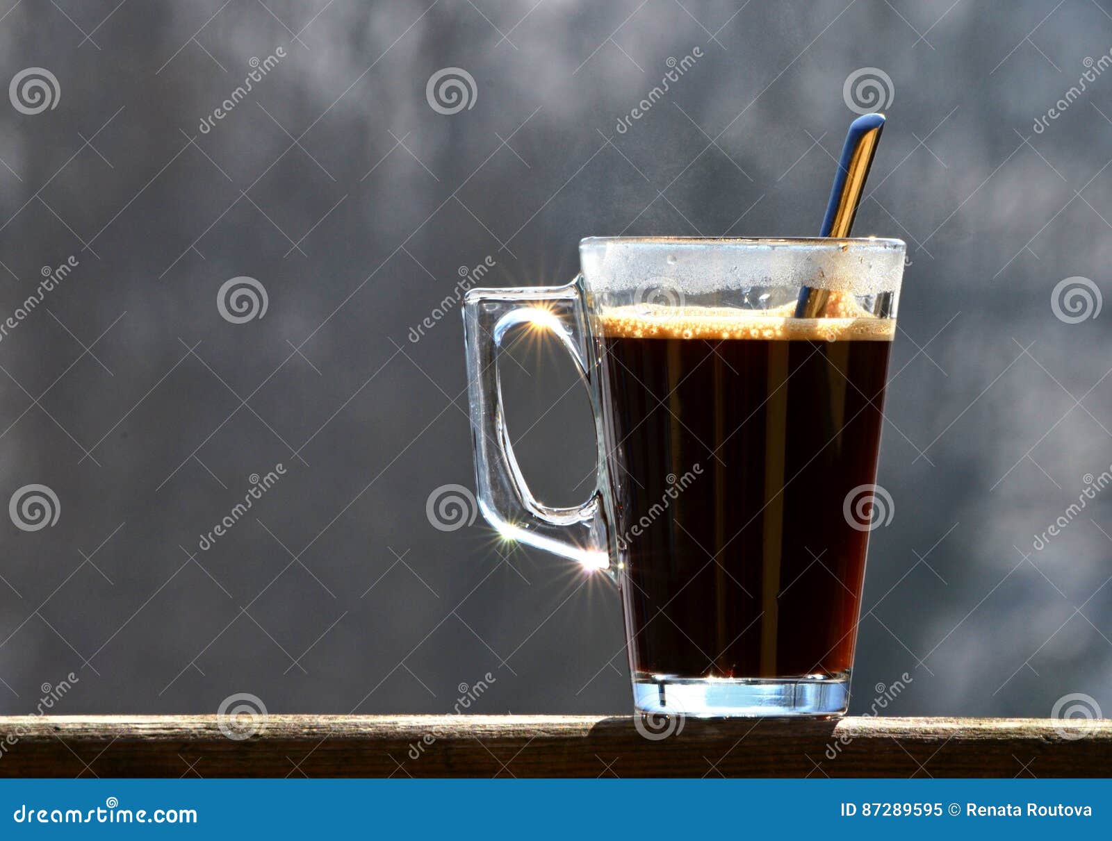 A glass of coffee stock image. Image of flavor, coffee - 87289595