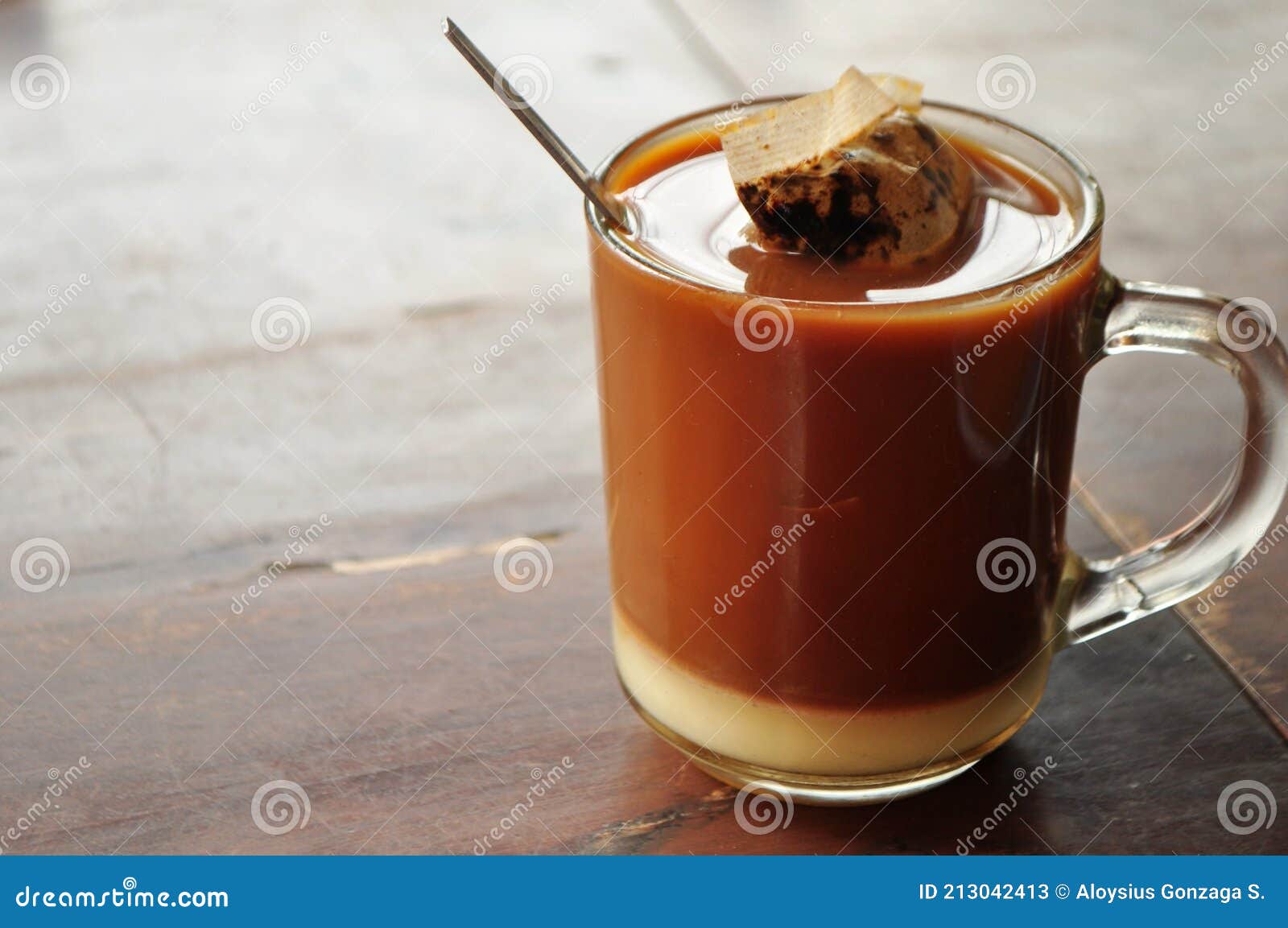 A Glass of Coffee is a Tradition of Drinking Coffee in Java. Stock ...