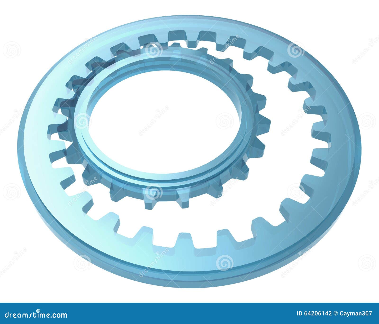 Glass Cogwheel System stock illustration. Illustration of detail - 64206142