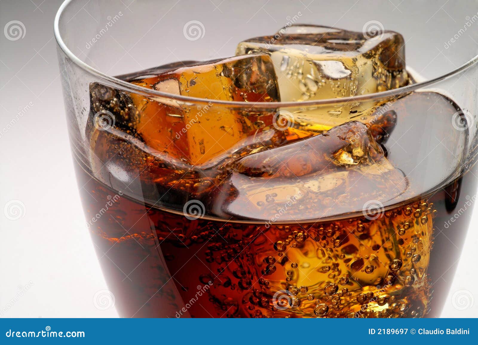 Glass of Cola Drink with Ice C Stock Image - Image of fizzy, celebrate ...