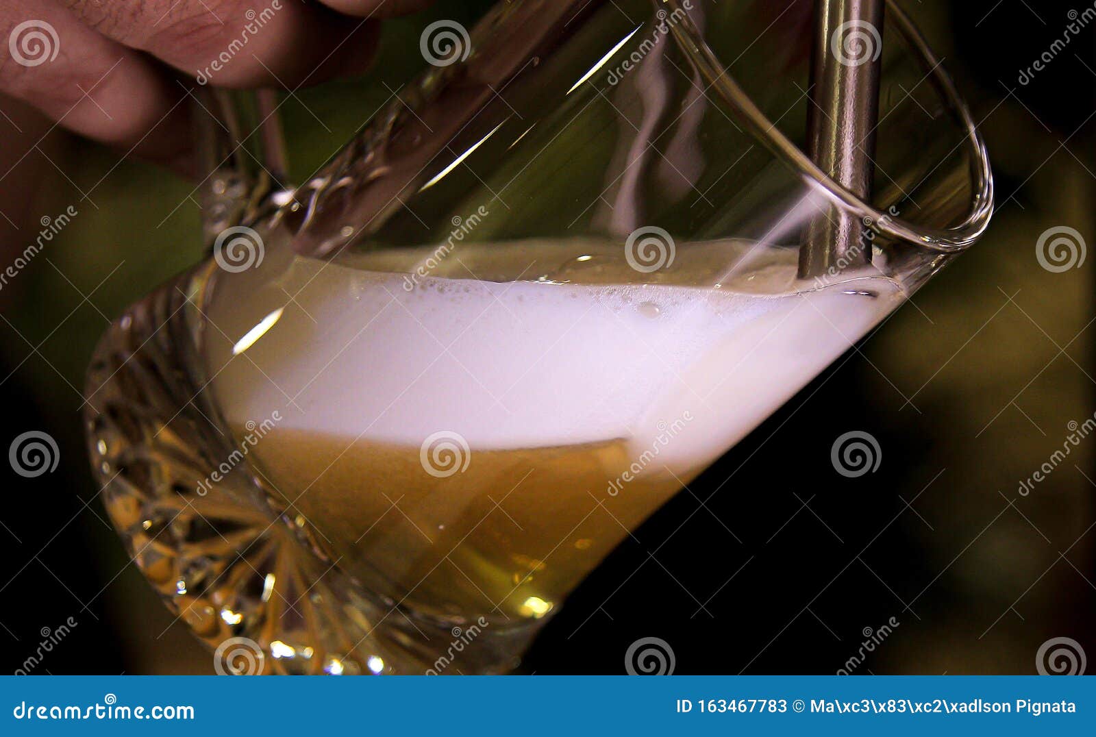Glass of Cold and Delicious Beer in Detail Stock Image - Image of ...