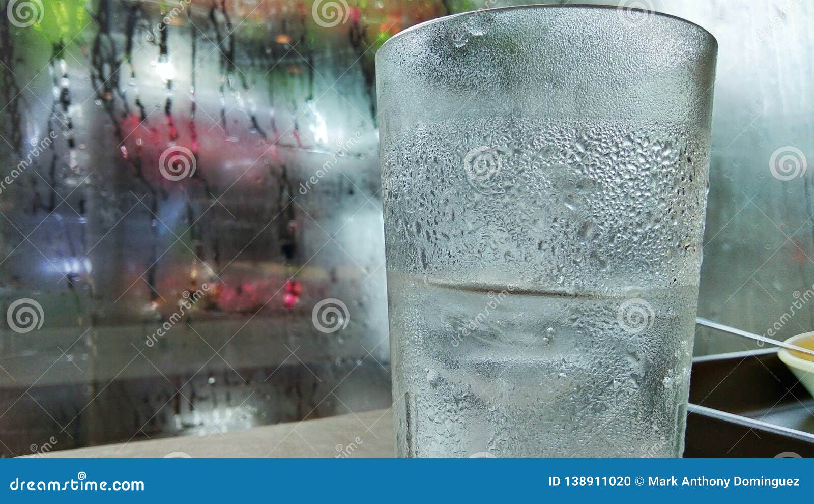 Glass of cold ice water stock photo. Image of glass - 138911020