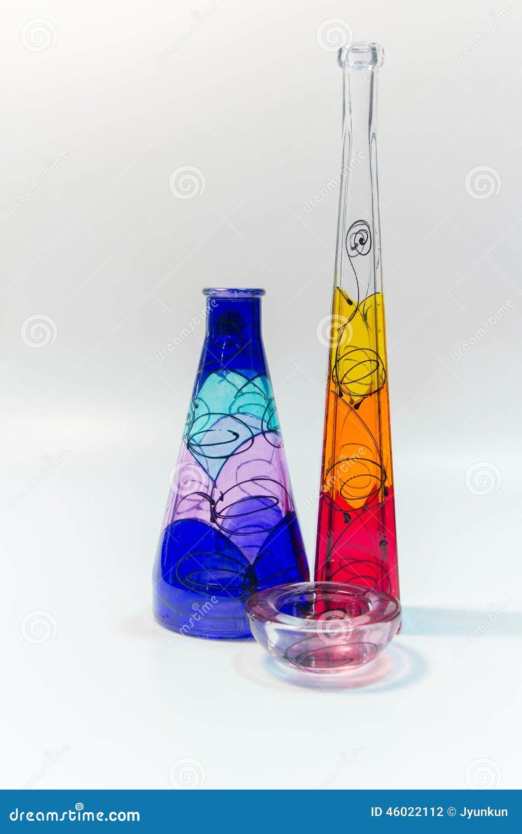 Glass colorful stock photo. Image of design, crystal - 46022112
