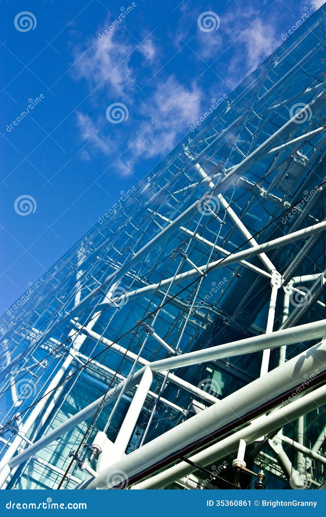 Glass construction stock image. Image of architecture - 35360861