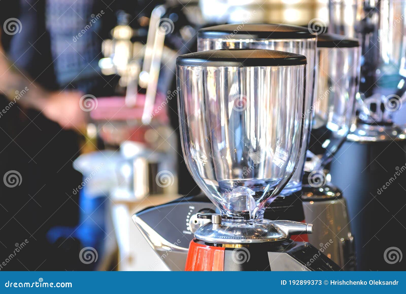 Glass Containers for Coffee Machines Stock Image - Image of blender ...