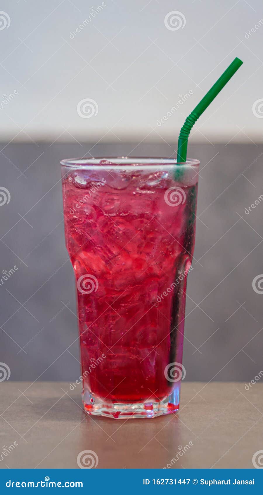 A Glass of Red Beverage on the Table. Stock Image - Image of fisheye ...