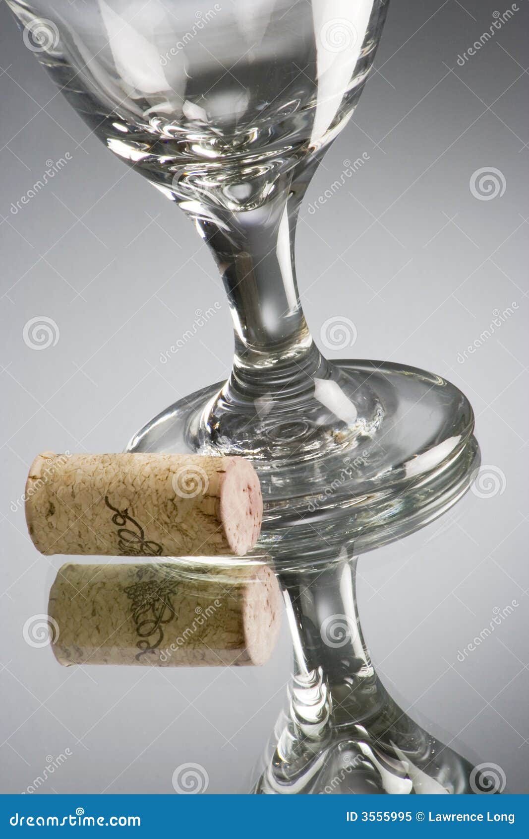 Glass and cork stock image. Image of beverage, cork, mirror - 3555995