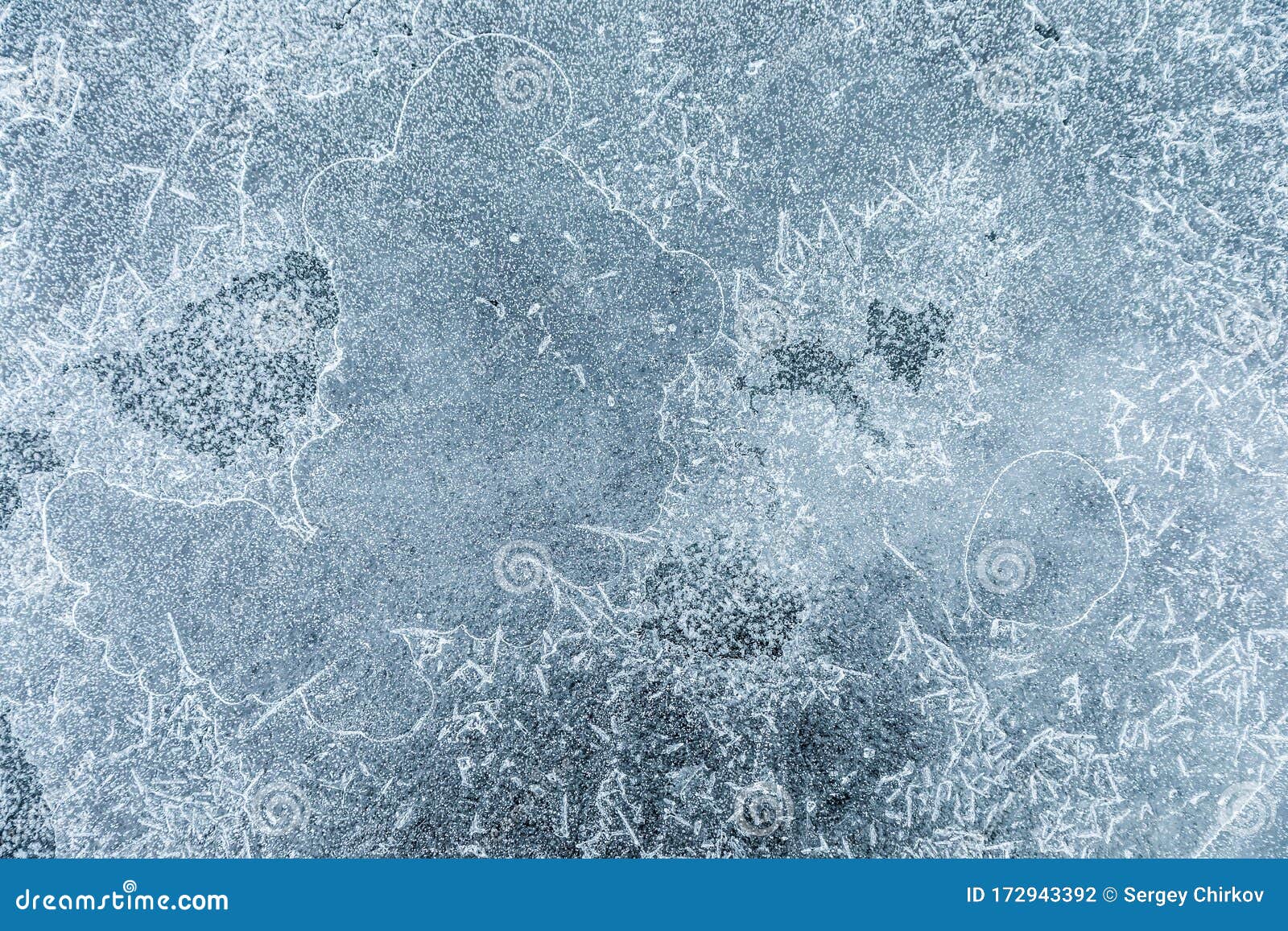 Glass Covered with Ice during the Severe Frosts Stock Photo - Image of ...