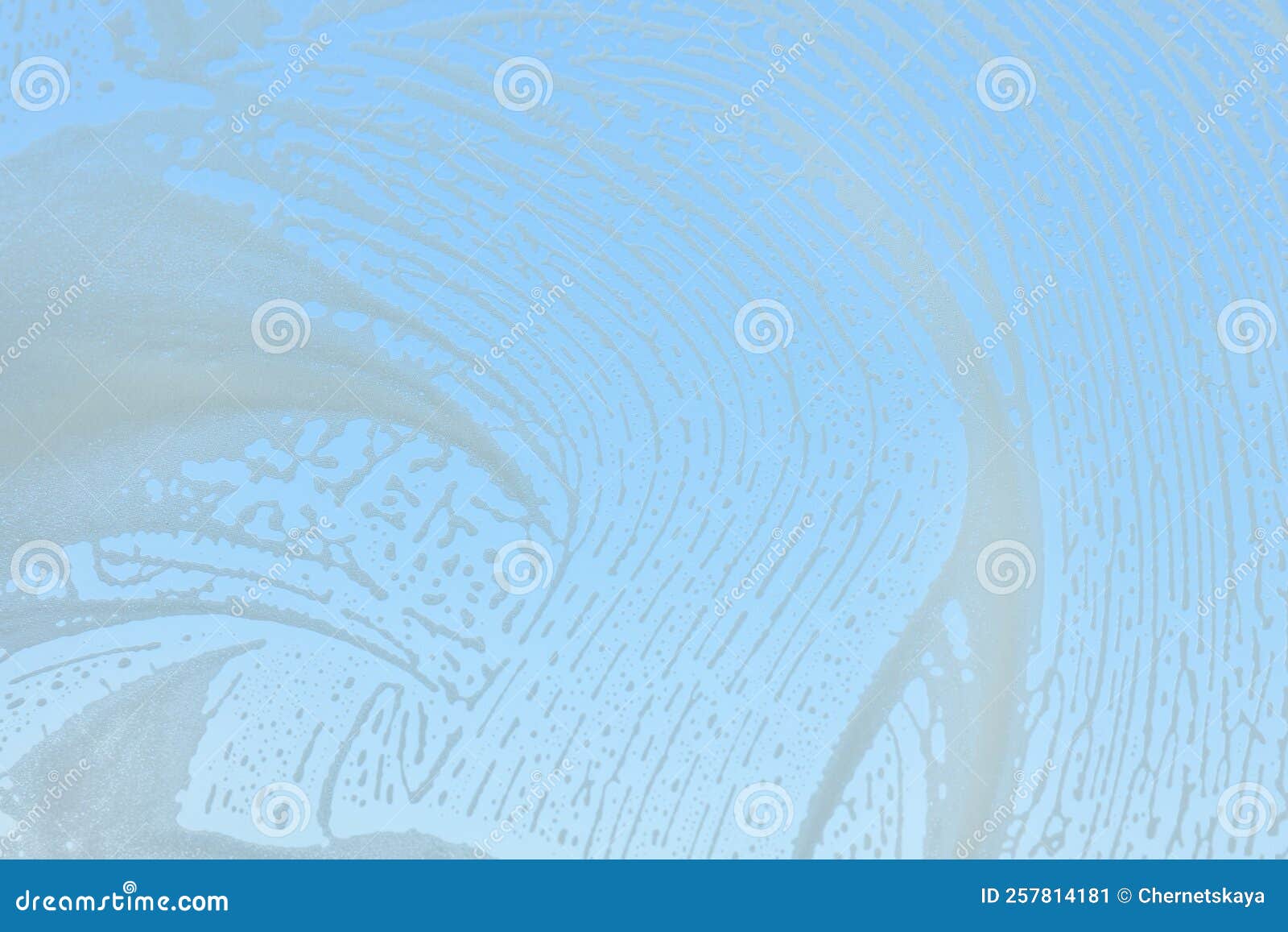 Glass Covered with Suds As Background, View from Inside Stock Image ...