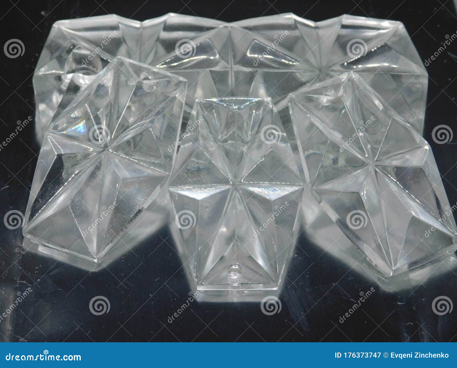 Glass stock image. Image of crystal, holes, chipped - 176373747