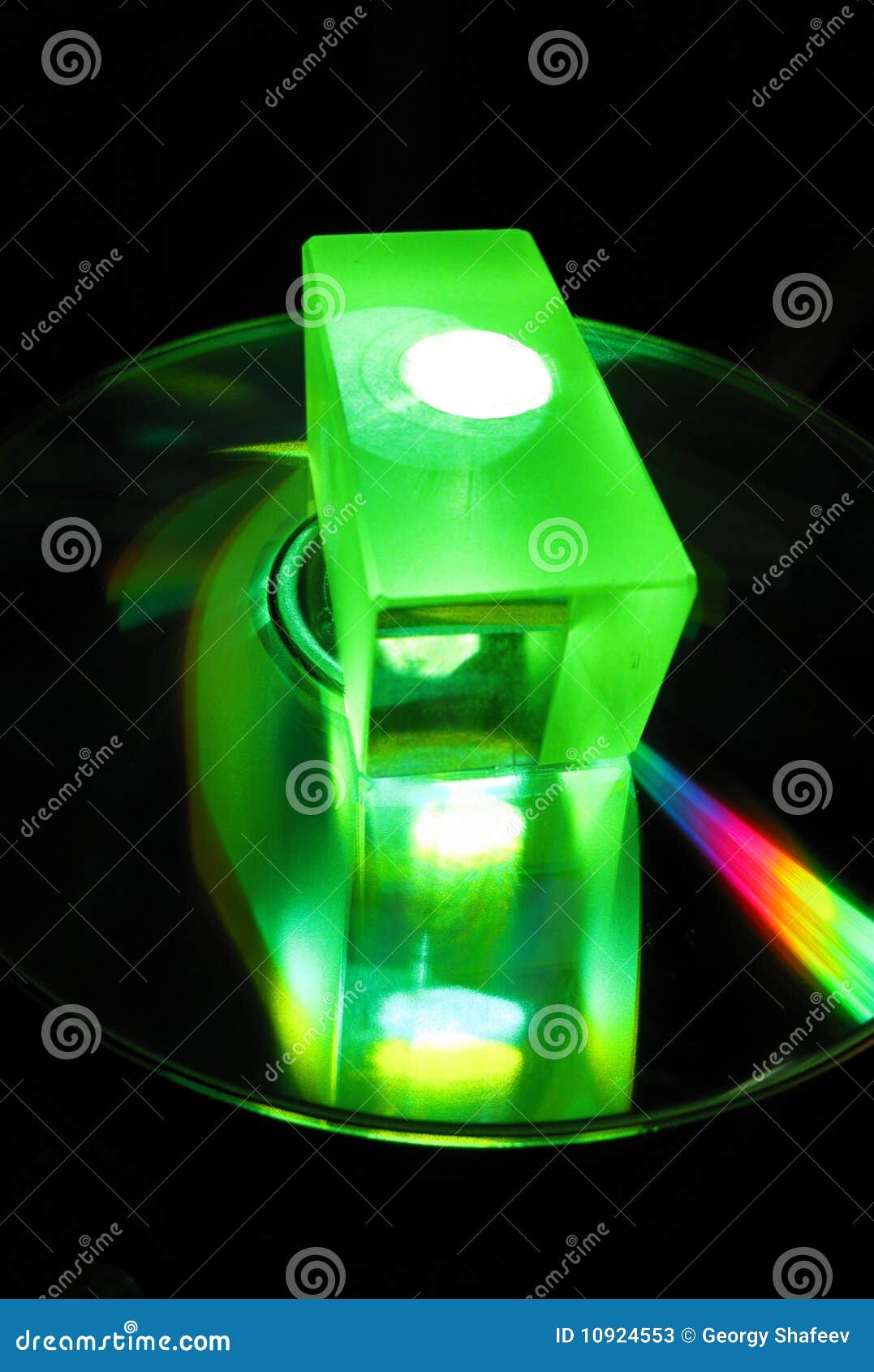 Glass Cube In Laser Beam Royalty-Free Stock Photography | CartoonDealer ...