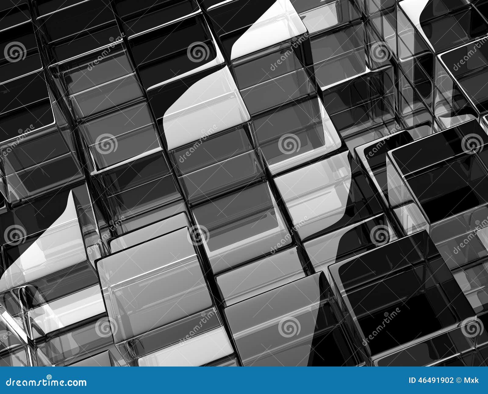 Glass cubes stock illustration. Illustration of glass - 46491902