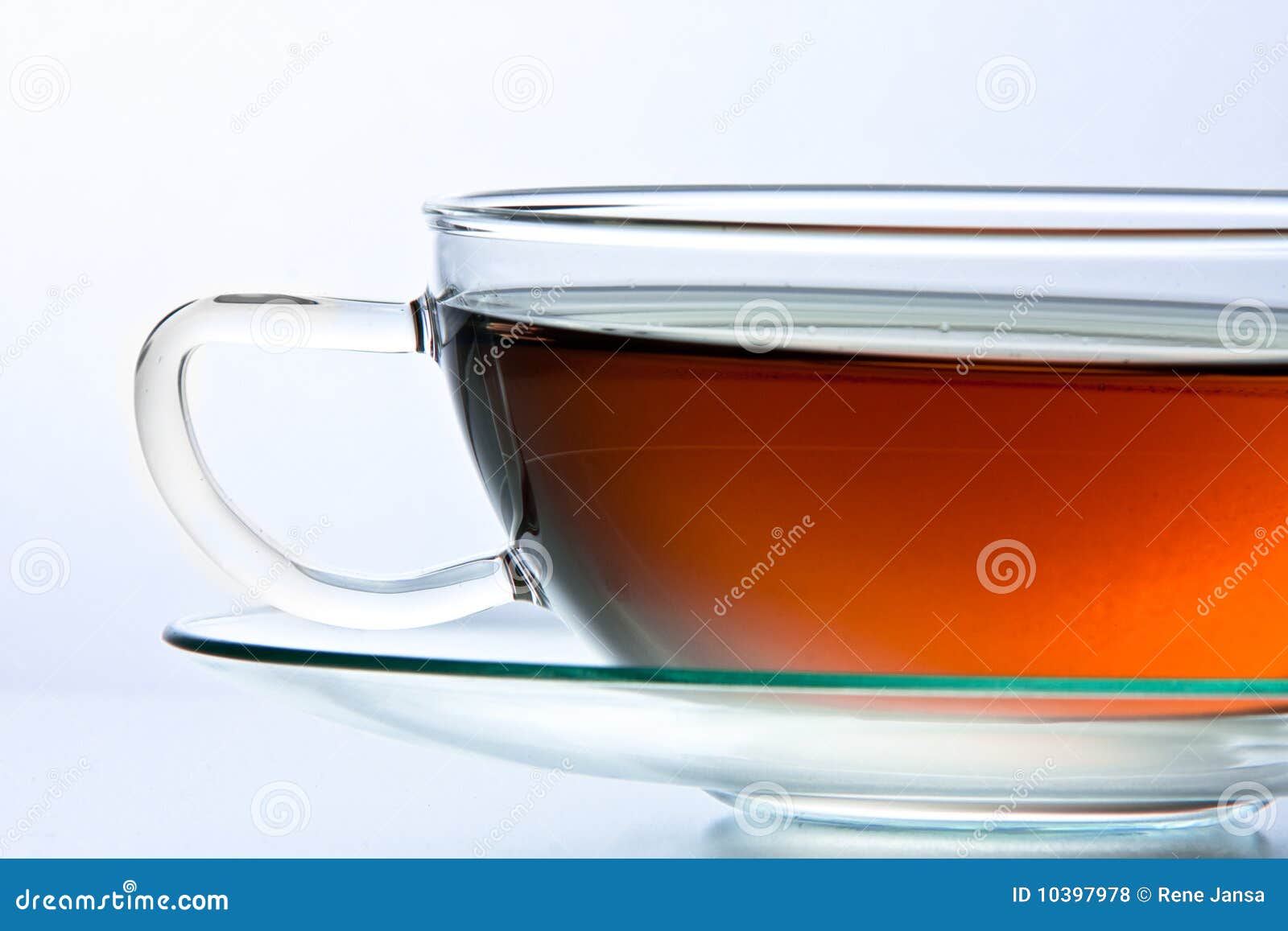 Glass cup of tea stock photo. Image of tableware, glass - 10397978