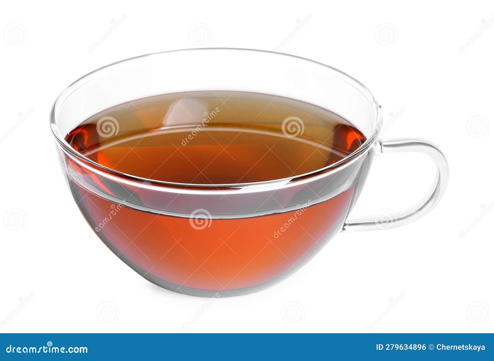 Glass Cup of Tea Isolated on White Stock Photo - Image of liquid ...