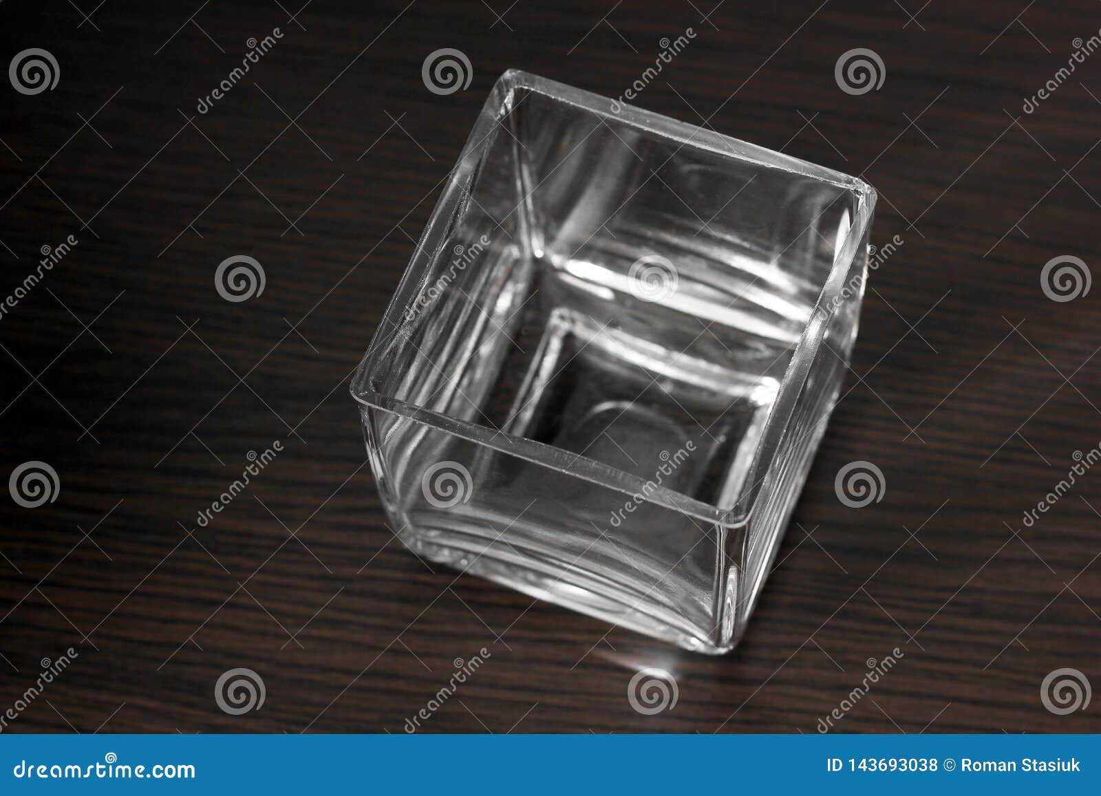 Glass Cup on a Wooden Background Stock Photo - Image of closeup, brown ...