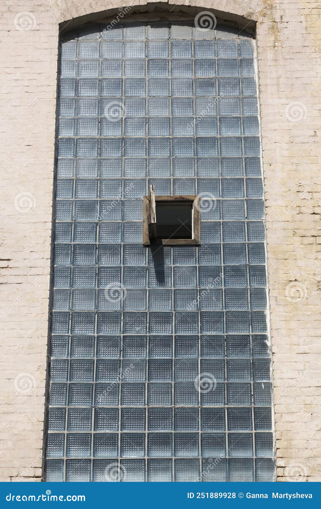 Glass Decor of a Brick Building, Stock Photo - Image of surface ...