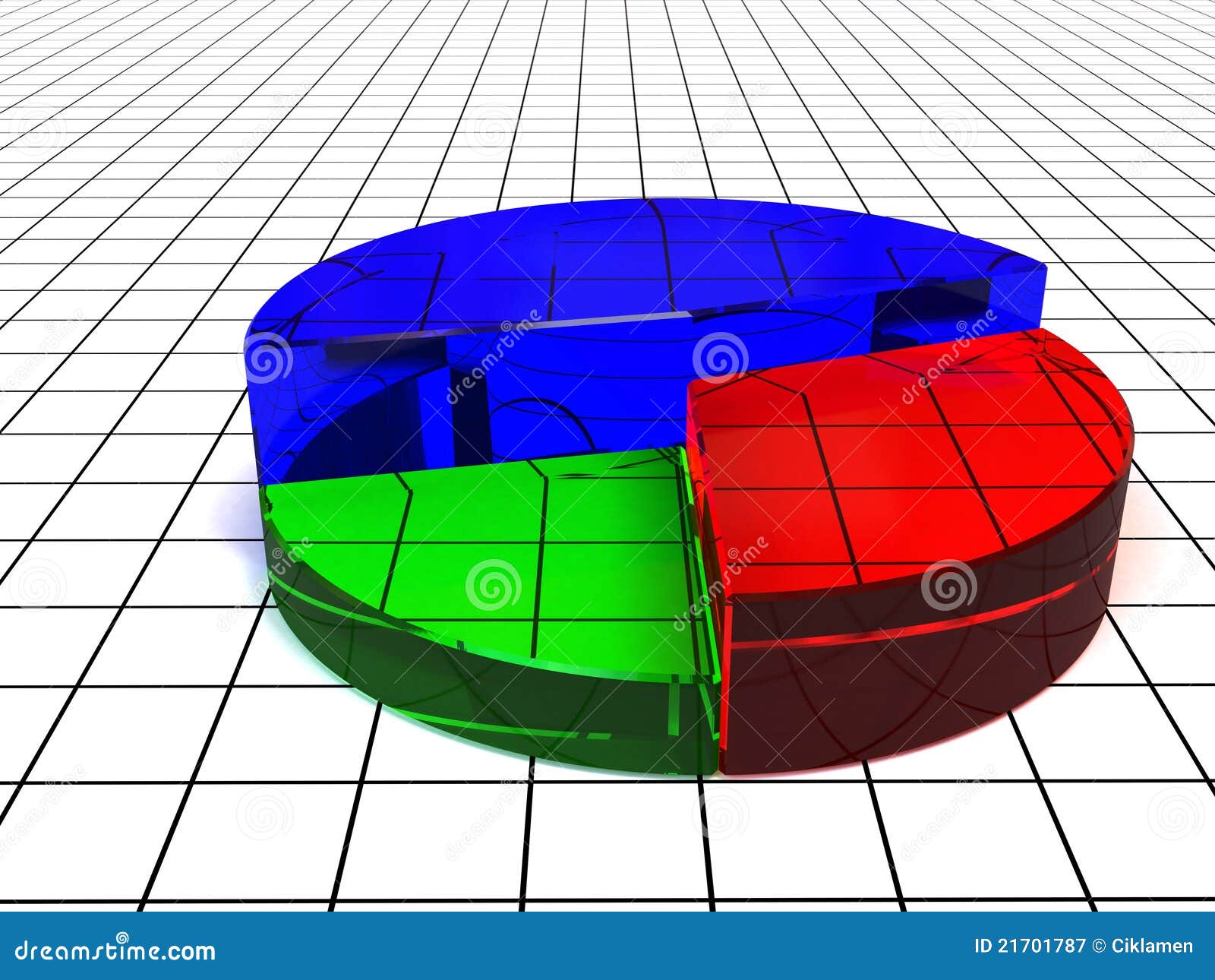 The glass diagram stock illustration. Illustration of profit - 21701787